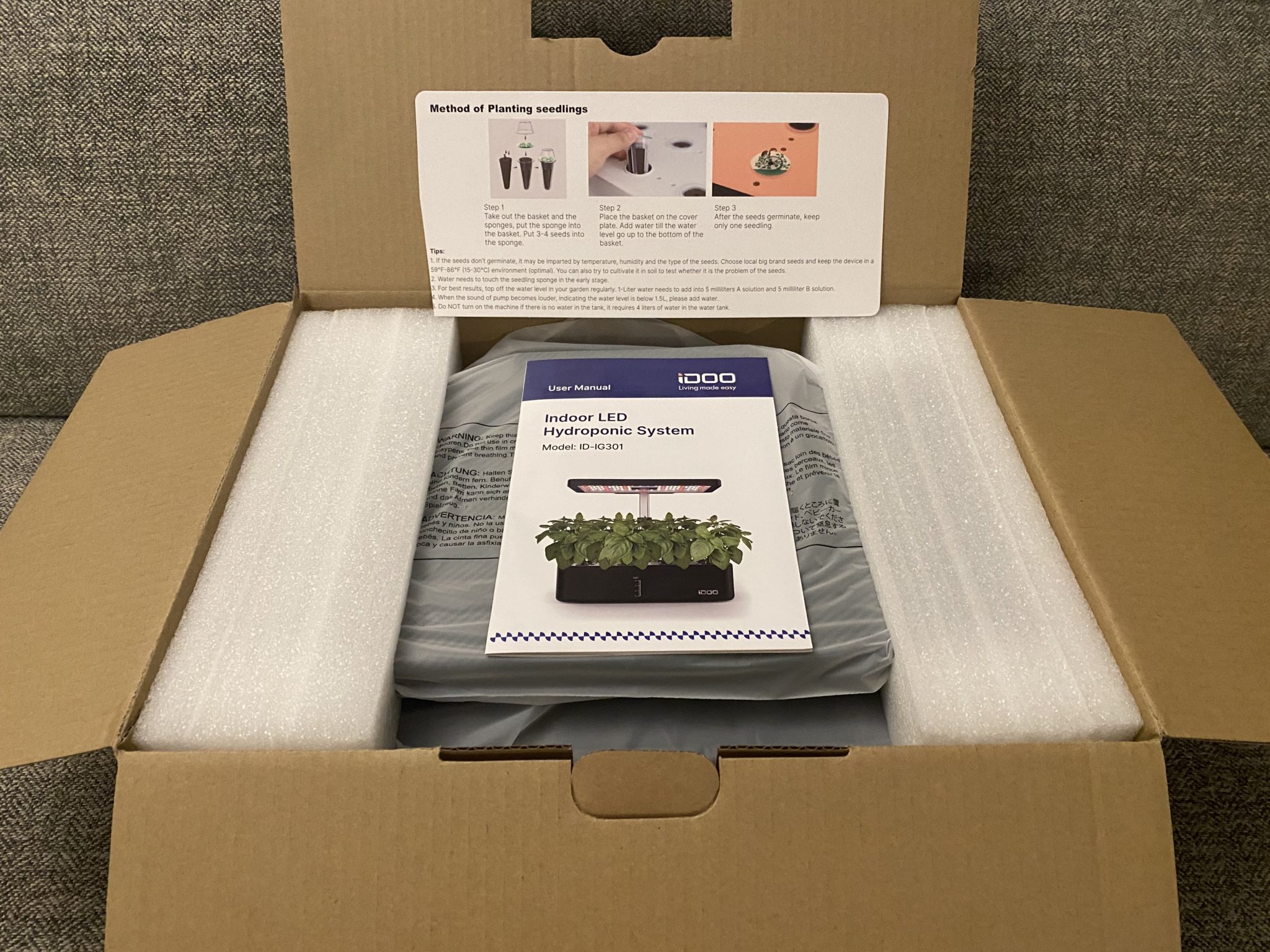iDOO Hydroponics Growing System Review: 12 Pod - Ponics Life